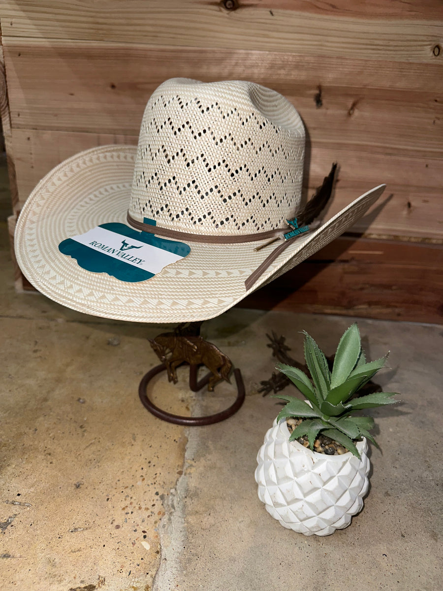 Mountaineer Straw Hat – Roman Valley Ranch