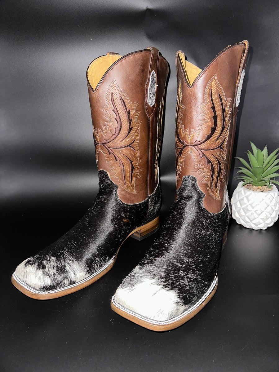 Exotic Leather Boot “ Turner ” Cowhide – Roman Valley Ranch