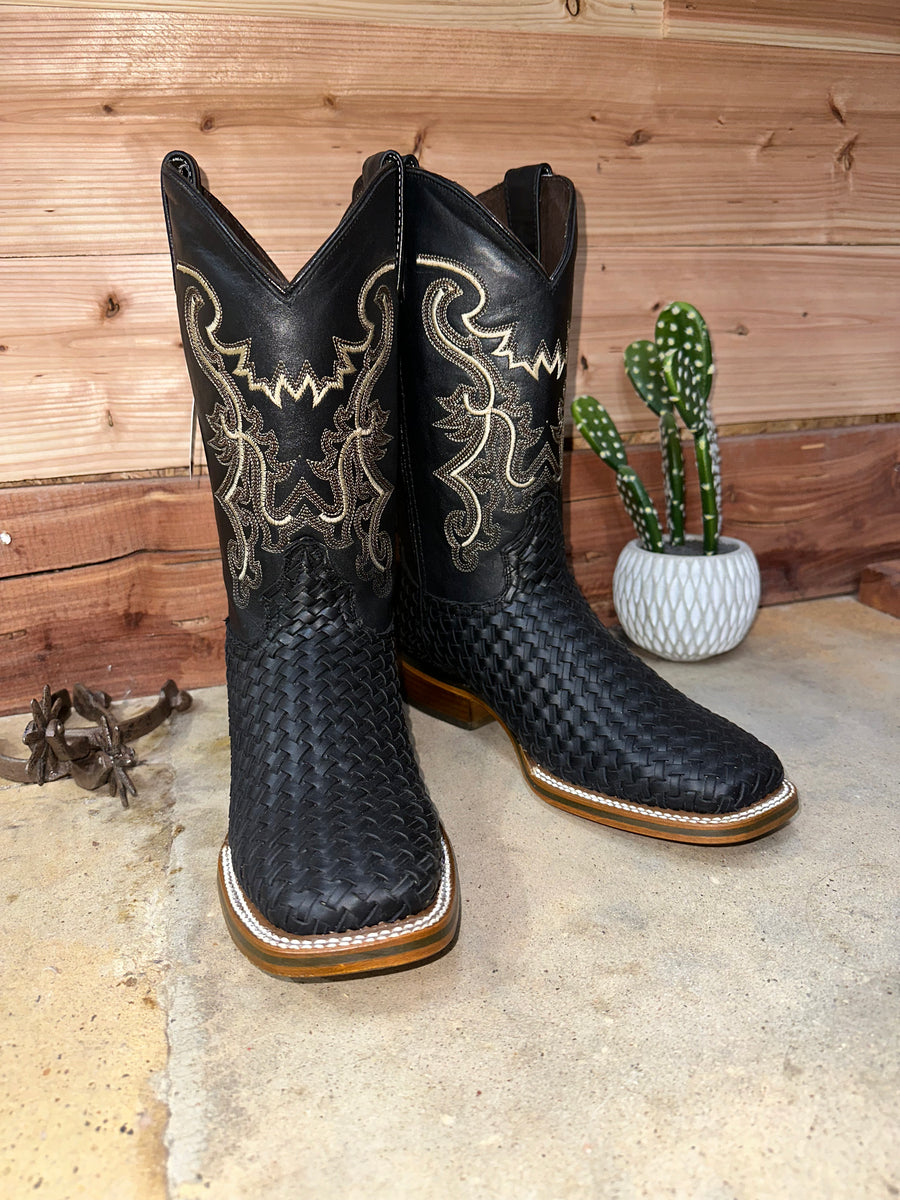 Roman Valley Leather Black Tejido – Roman Valley Ranch