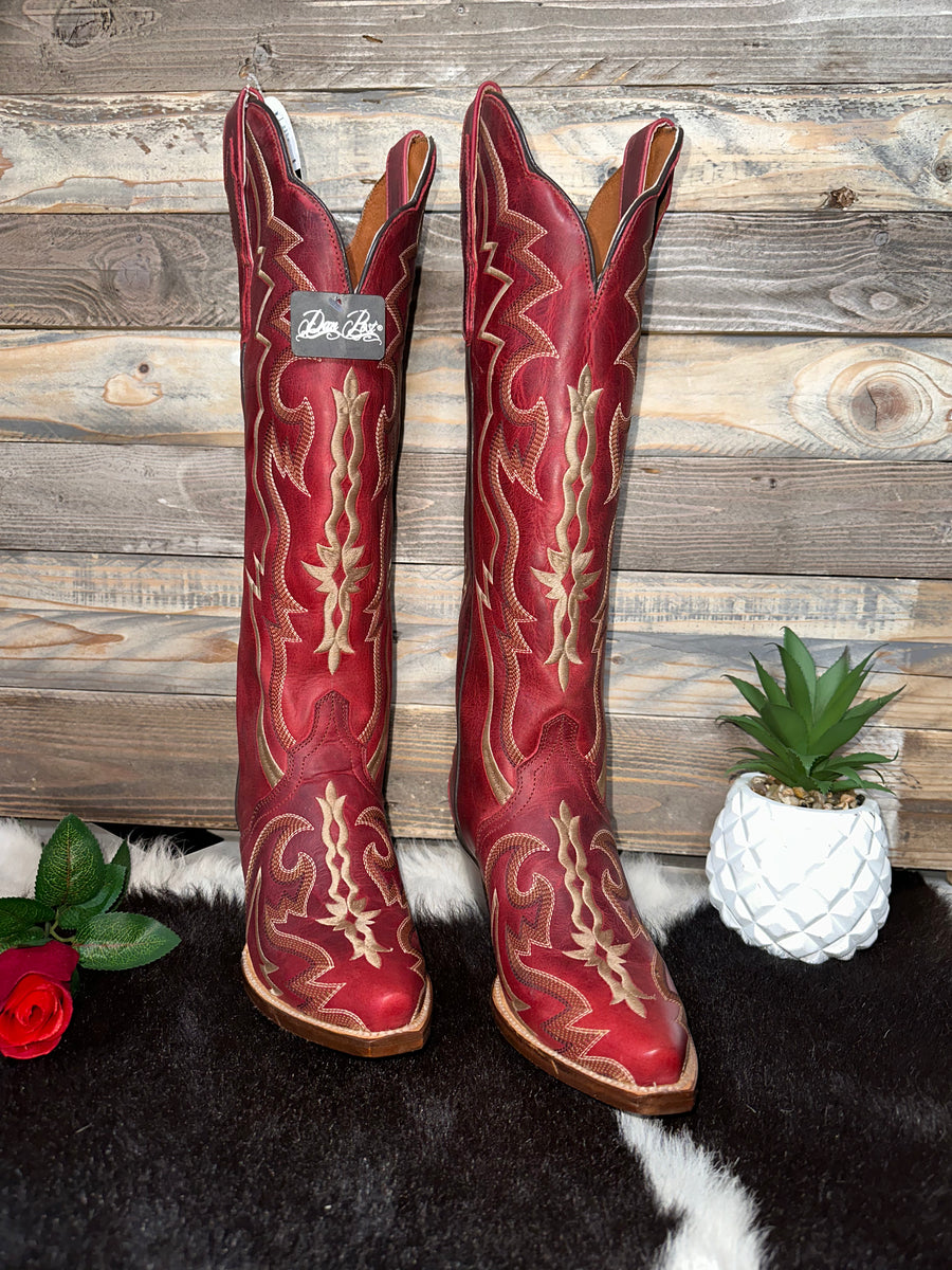 Shelby Red Boots – Roman Valley Ranch