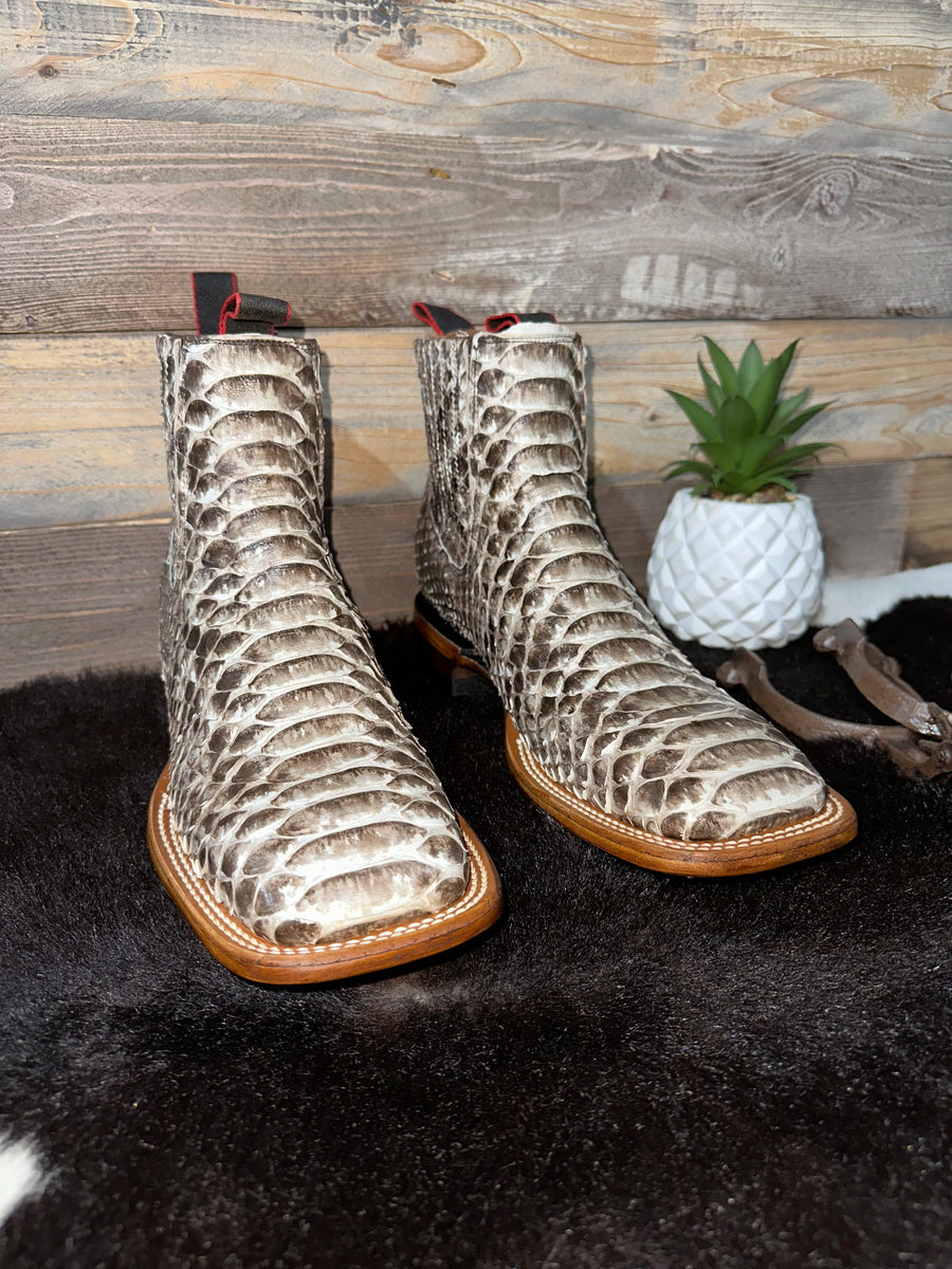 Exotic Python Natural Chelsea Boot – Roman Valley Ranch