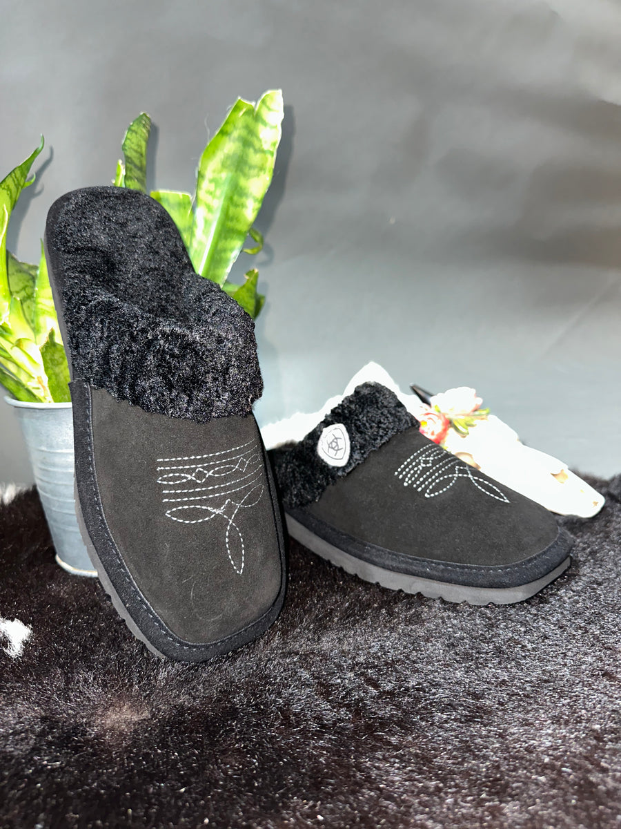 Ariat Women Jackie Square Toe Slippers – Roman Valley Ranch