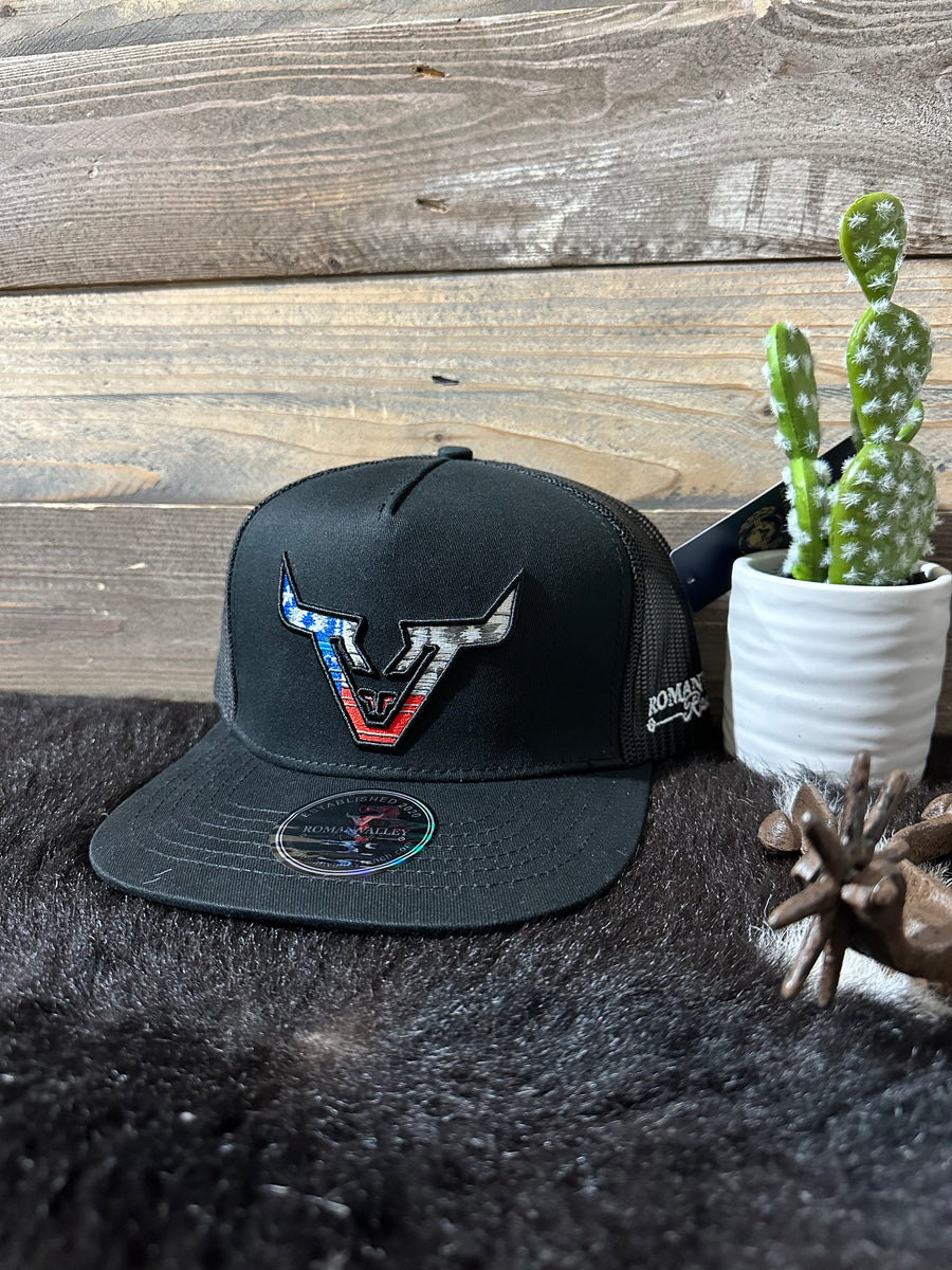 Texas Edition Black RVR Cap – Roman Valley Ranch