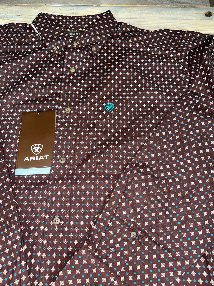 Ariat Barrett Chocolate Long Sleeve – Roman Valley Ranch