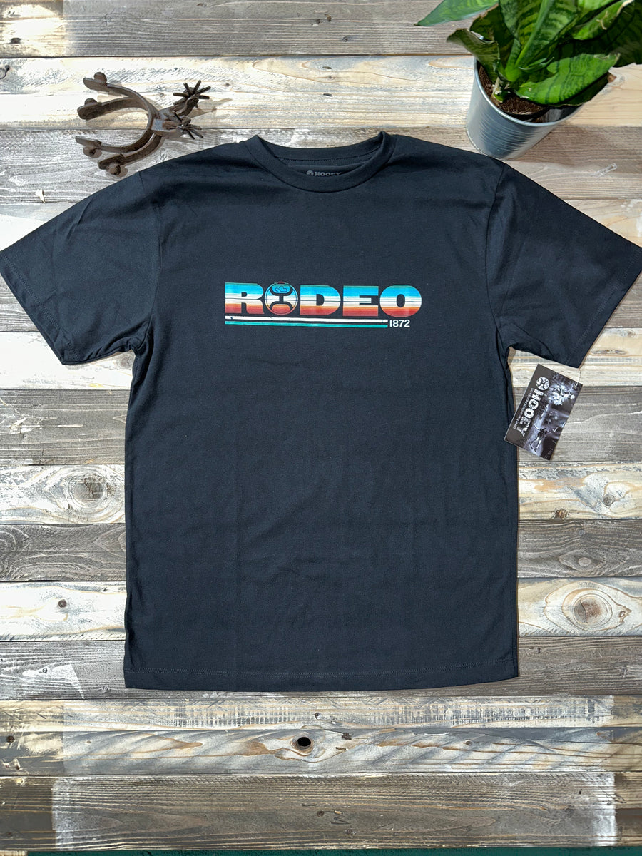Hooey Rodeo Black Tee S23 – Roman Valley Ranch