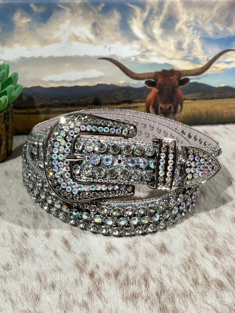 Sheri Rhinestones Belt – Roman Valley Ranch