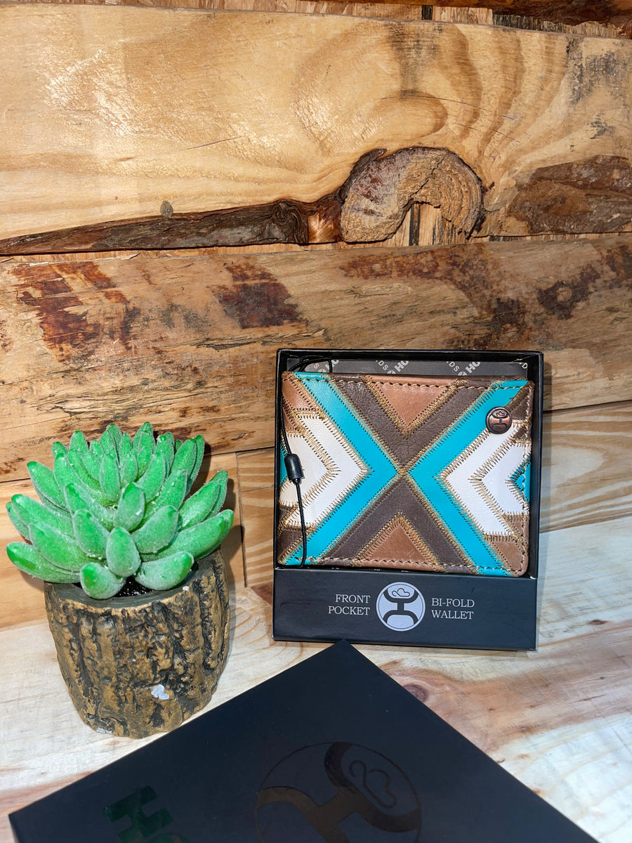 Hi-Fold Teal Wallet – Roman Valley Ranch